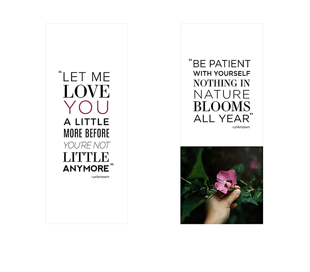 Inspirational Quotes: Free Printable Bookmarks - The Crafting Chicks