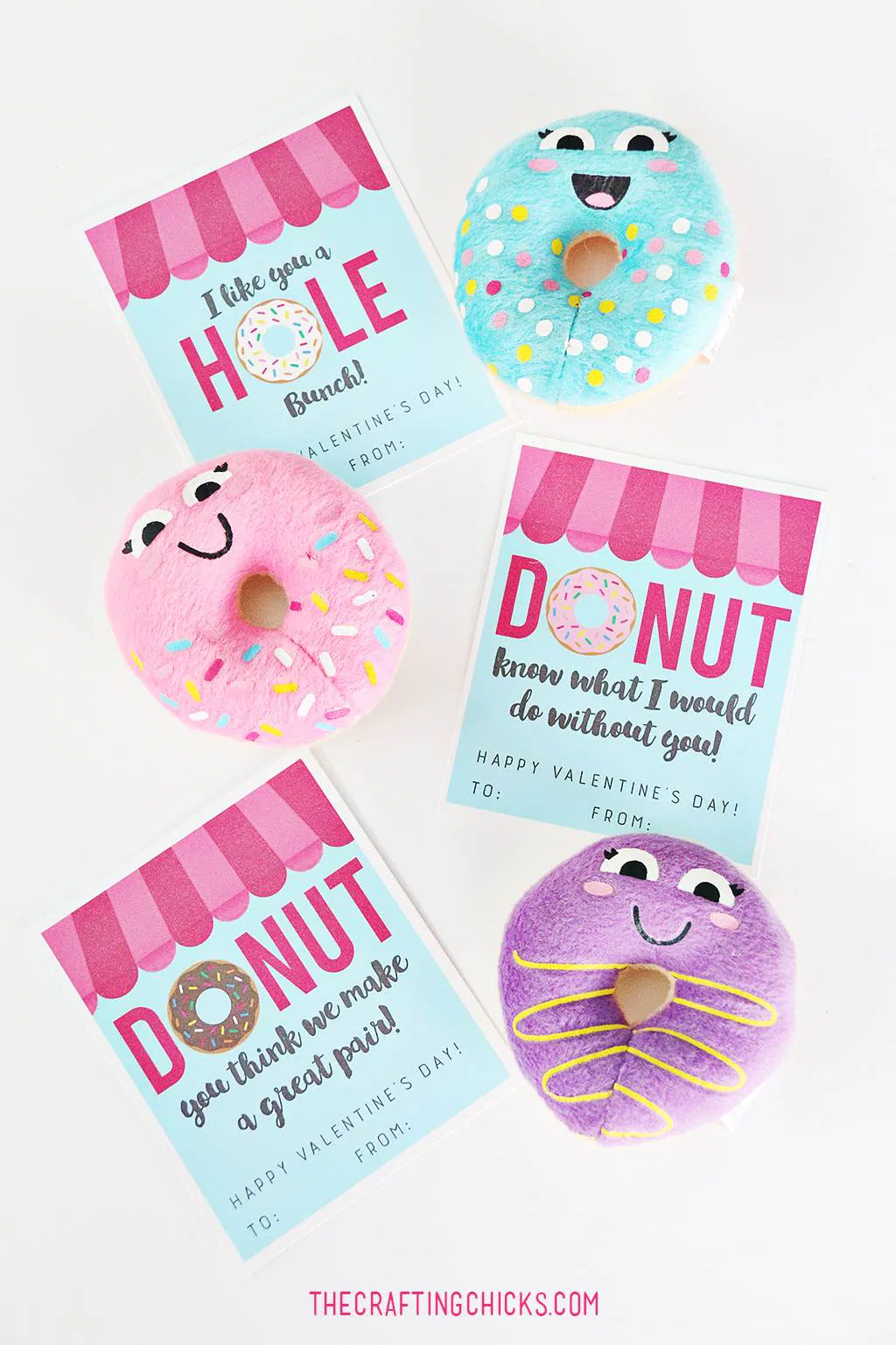 Donut Valentine Printables - The Crafting Chicks