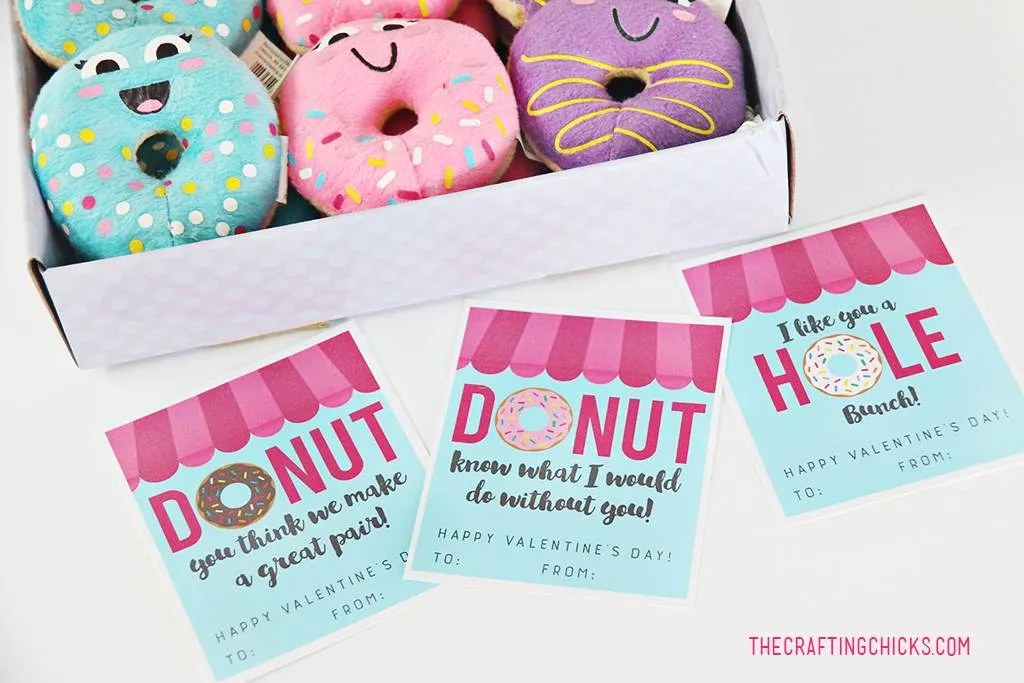 Donut Valentine Printables - The Crafting Chicks