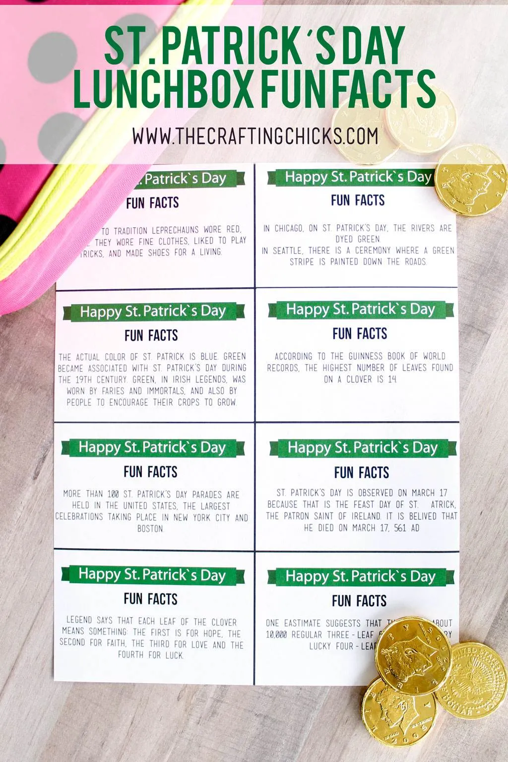 St. Patrick's Day Treat Tags - The Crafting Chicks