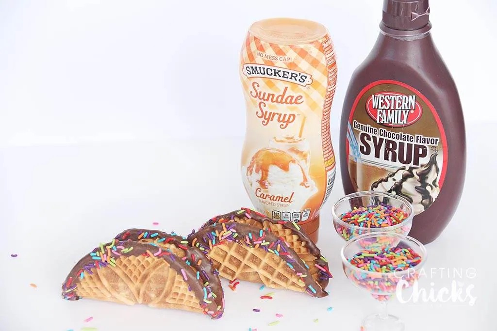 make your own choco tacos shells