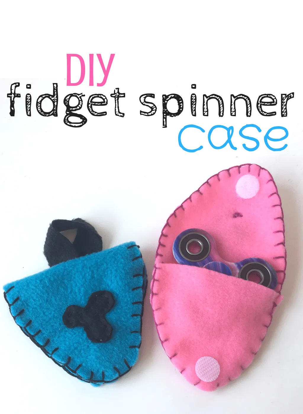 Fidget Spinner Case Kids Craft - The Crafting Chicks