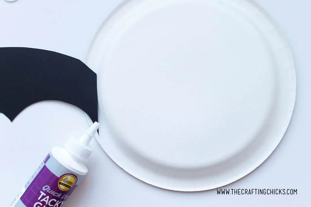 Bat Paper Plate Kids Craft