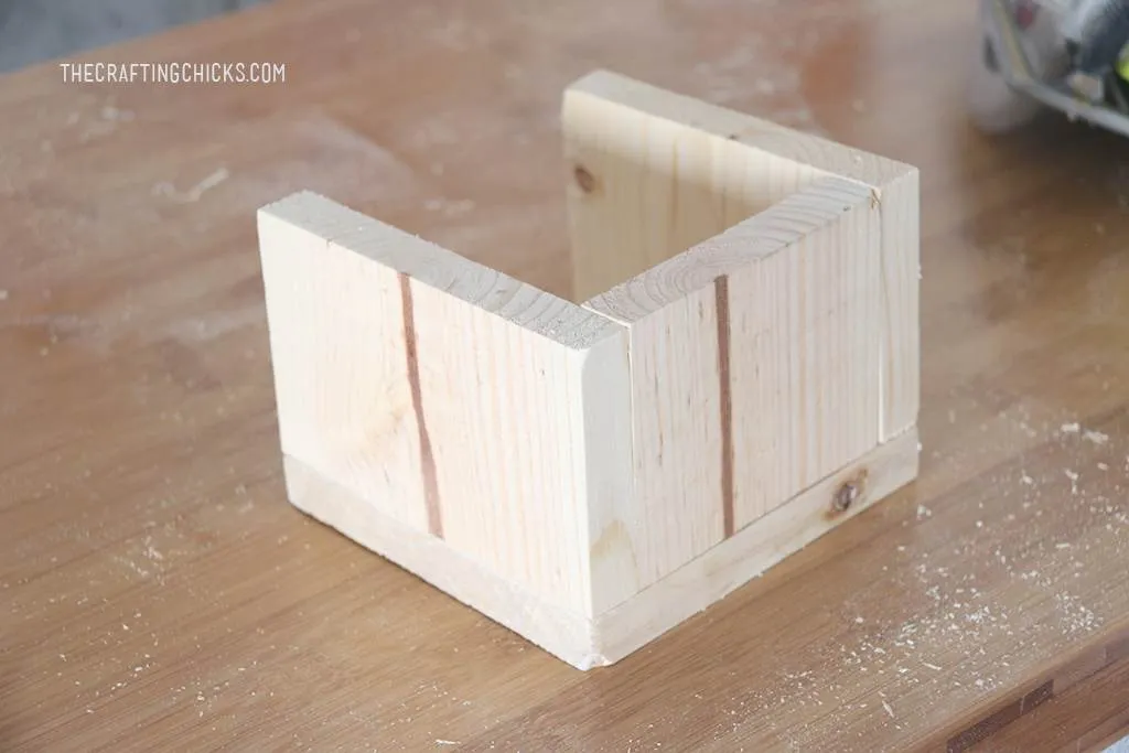 DIY Stocking Hanger Box - The Crafting Chicks