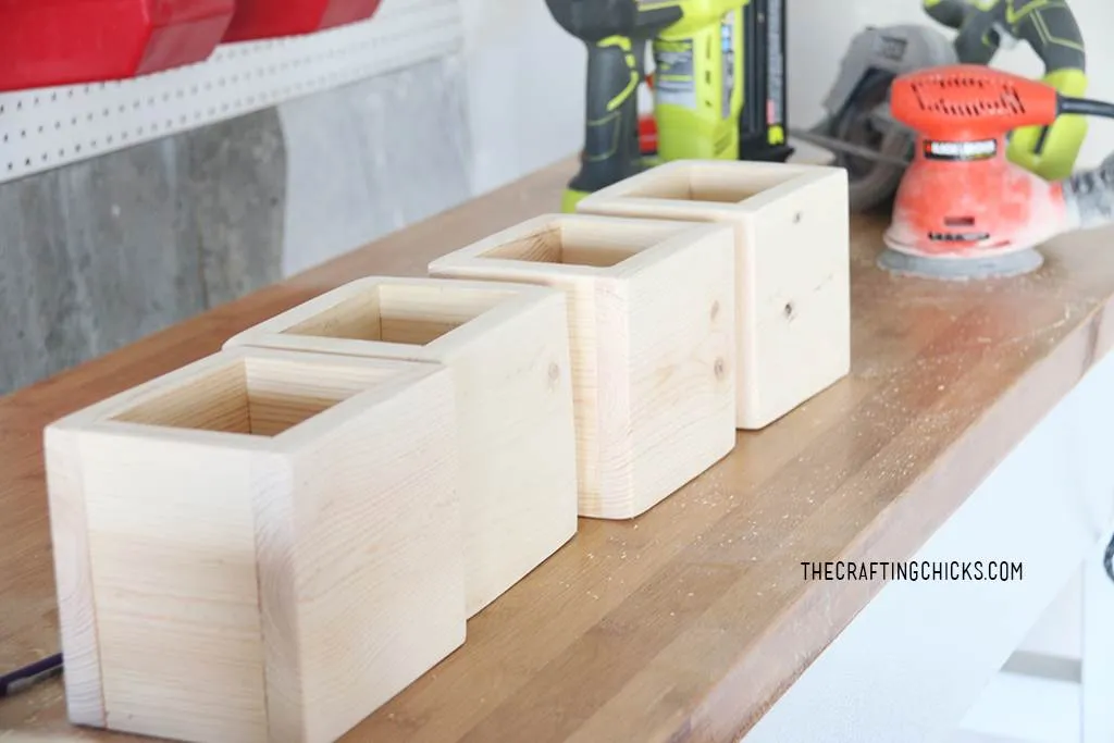 DIY Stocking Hanger Box - The Crafting Chicks