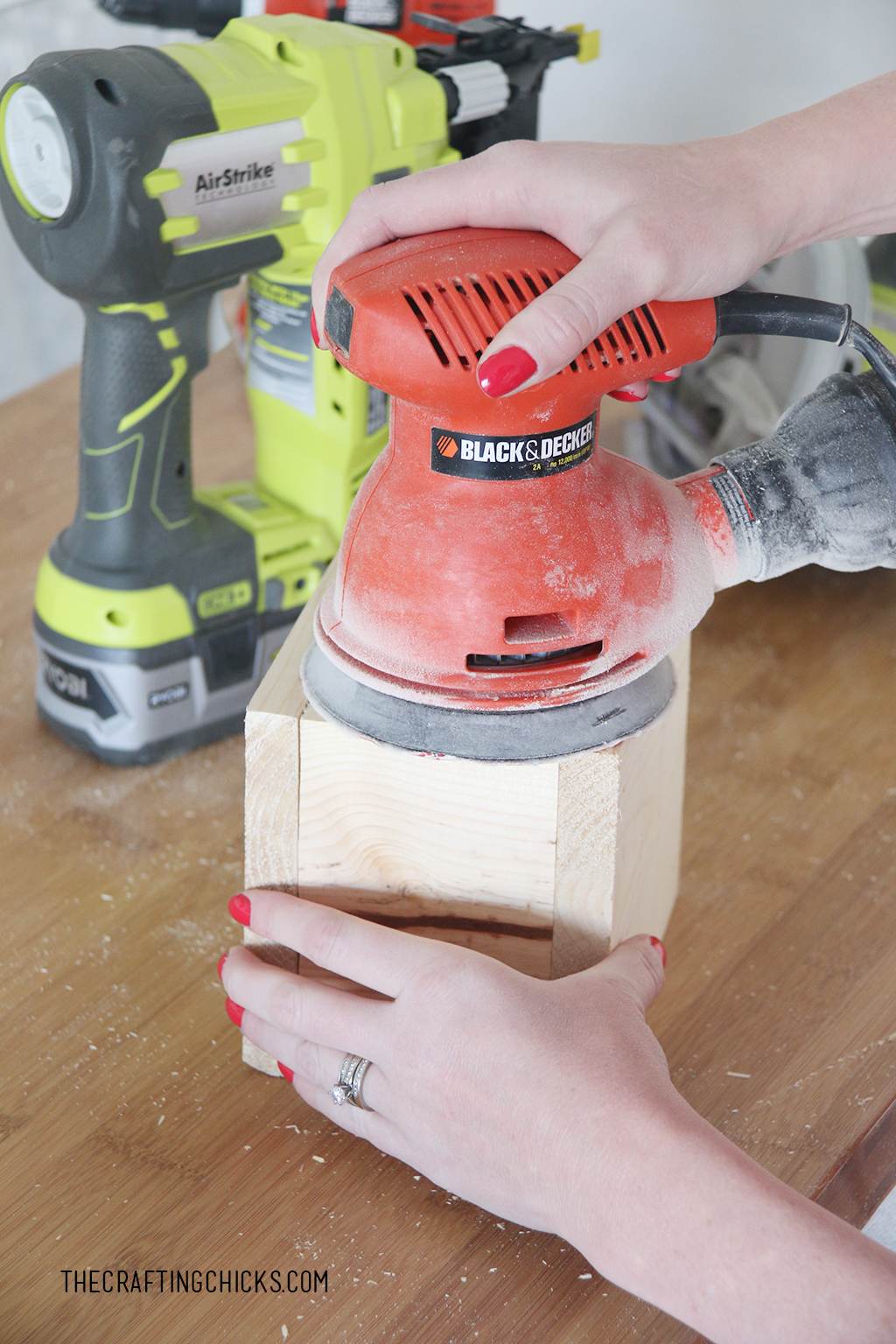 DIY Stocking Hanger Box - The Crafting Chicks