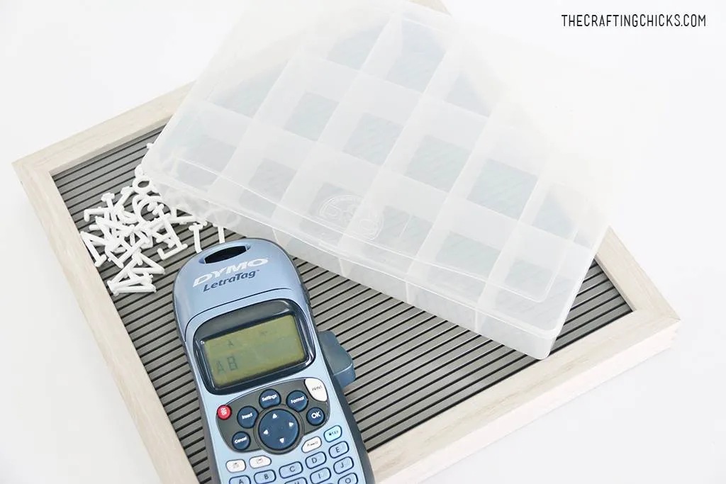 Letter Board Letter Organization Idea - The Crafting Chicks