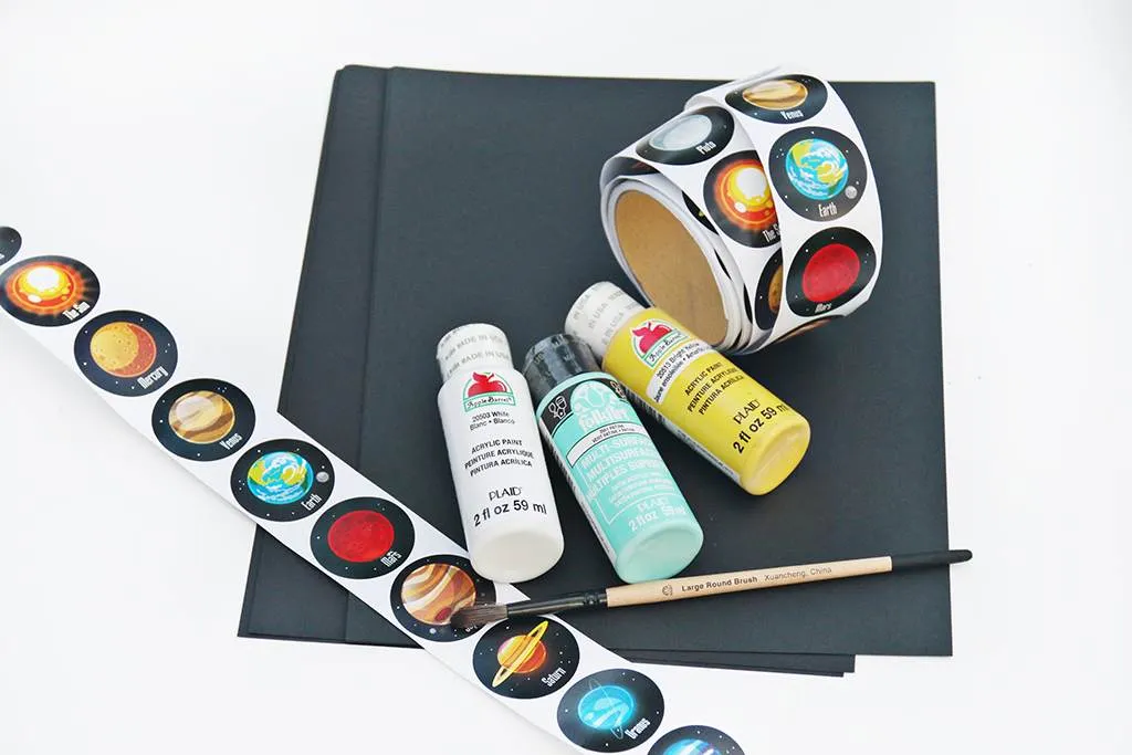 Easy Solar System Craft for Kids - The Crafting Chicks