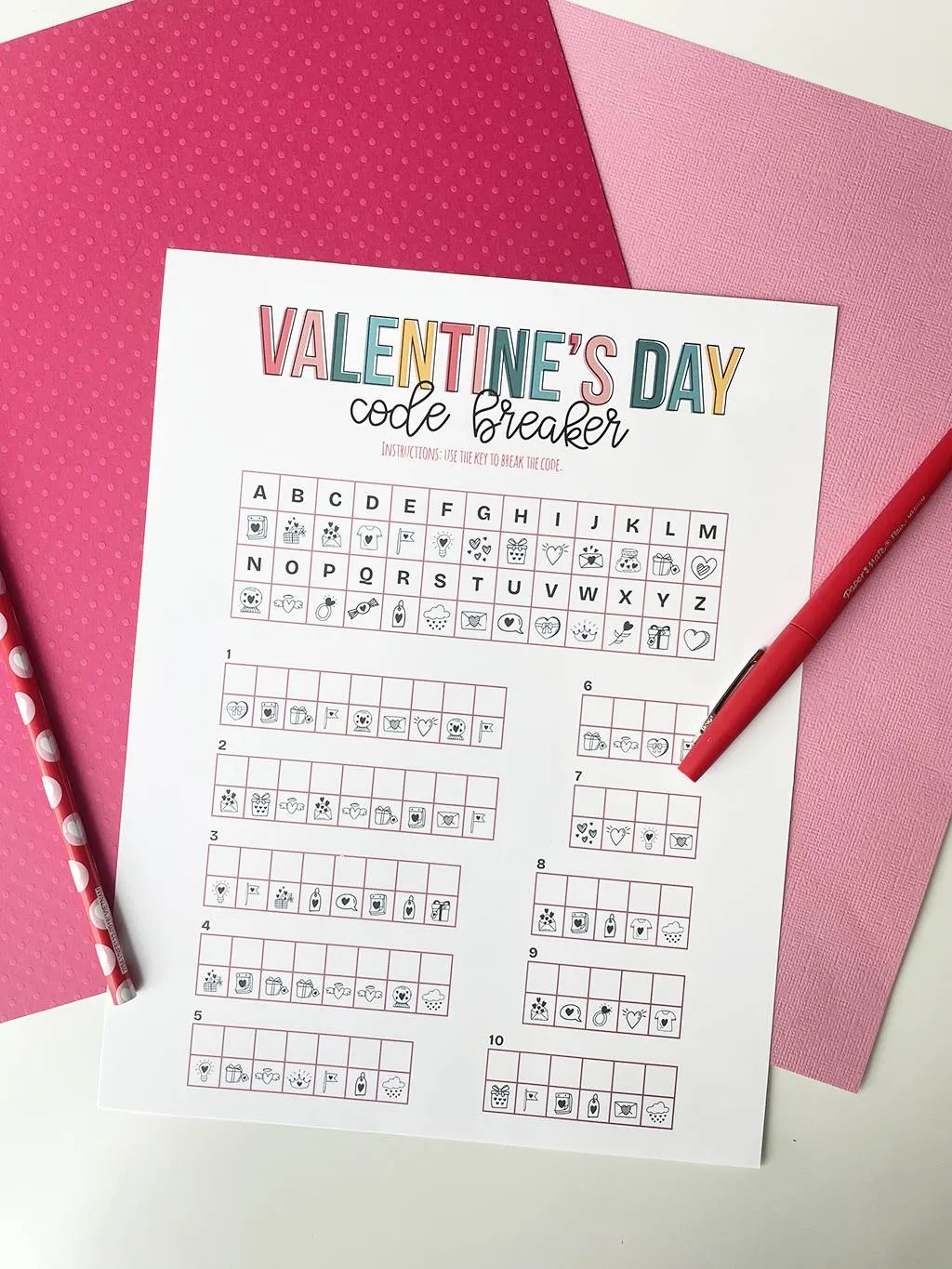 Printable Valentine Games - The Crafting Chicks