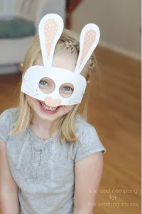 Free Printable Easter Masks - The Crafting Chicks