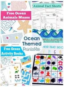 Ocean Themed Kids Activities - The Crafting Chicks