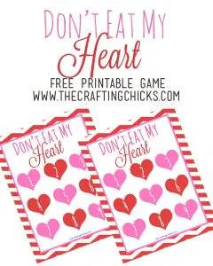 Printable Valentine Games - The Crafting Chicks