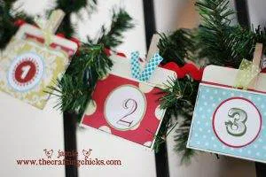 Christmas Countdown Garland + Free Download