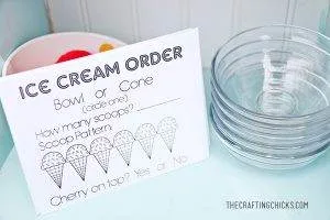 Ice Cream Shop for Kids - The Crafting Chicks