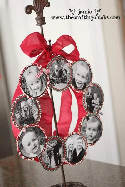 Family Photo Wreath