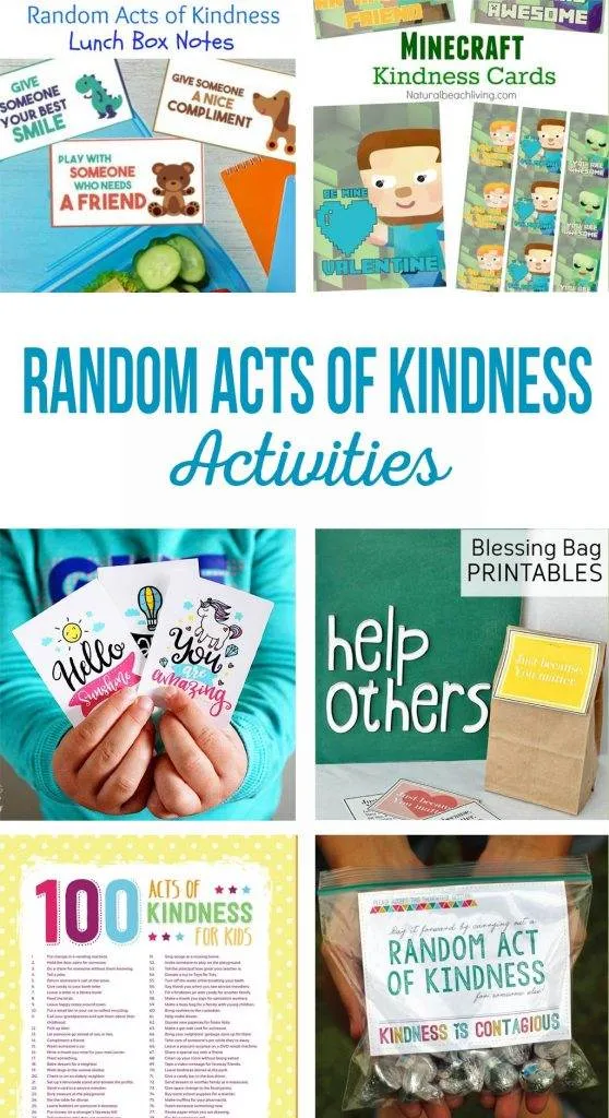 Random Acts Printable Kindness Cards - The Crafting Chicks