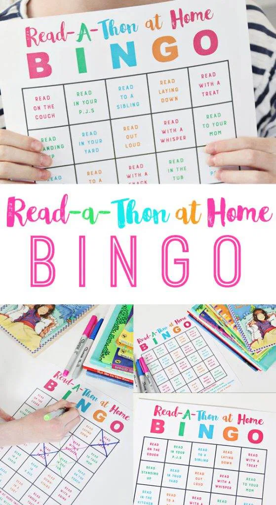 Read-A-Thon Bingo at Home - The Crafting Chicks