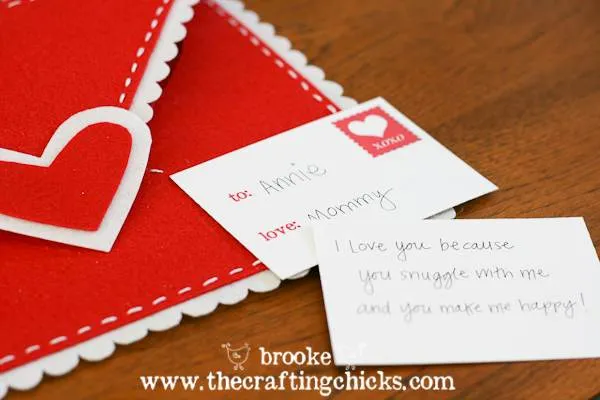 DIY Felt Valentine Envelopes {Pottery Barn Kids style} - The Crafting ...