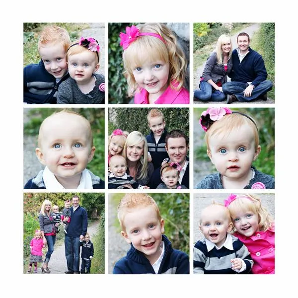 Photo Story Template with 9 Photo Squares - The Crafting Chicks