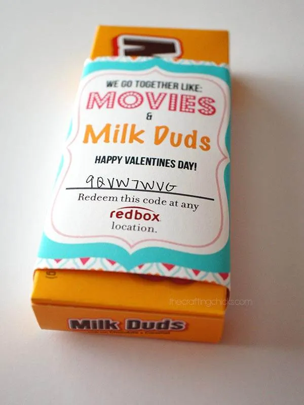 Valentine Redbox Wrappers - The Crafting Chicks
