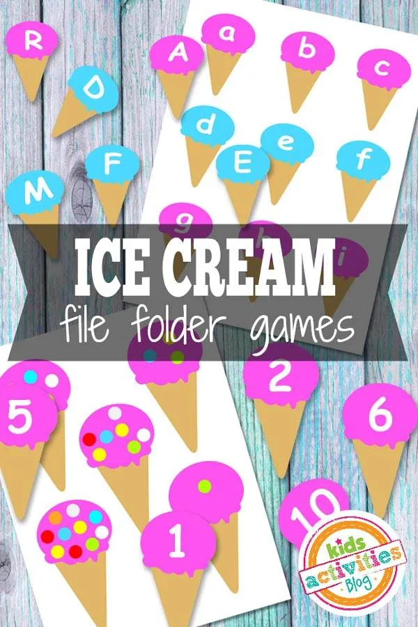 Ice Cream Themed Kids Activities