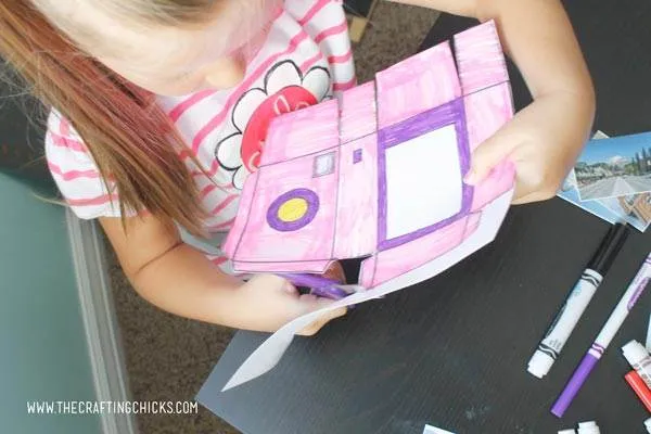 DIY Paper Camera for Kids