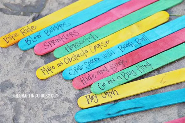 40 Indoor & Outdoor Summer Boredom Busters - The Crafting Chicks