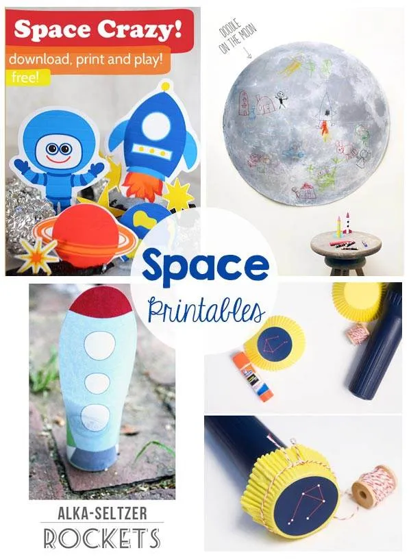 Space Activities and Printables - The Crafting Chicks
