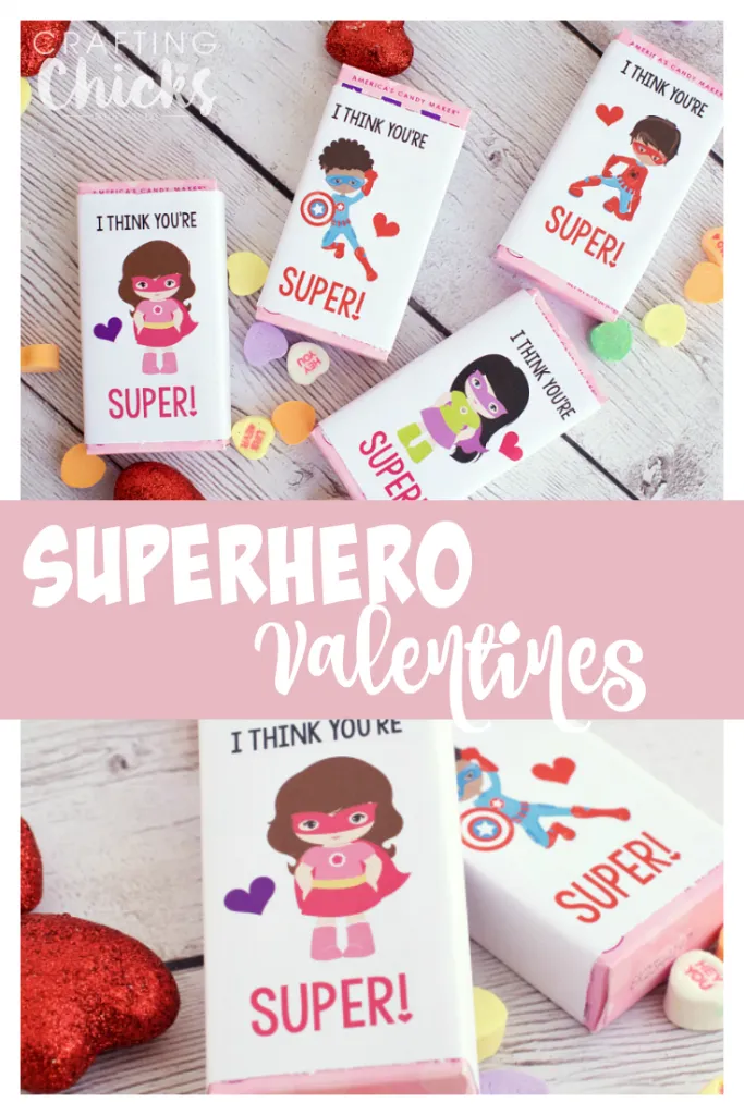 Superhero Valentines - The Crafting Chicks