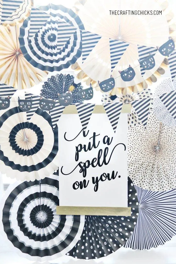 Witch Spell Sign Free Printable - The Crafting Chicks