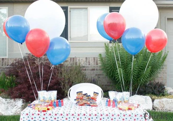 Waiting For Dark Kids Fireworks Table - The Crafting Chicks