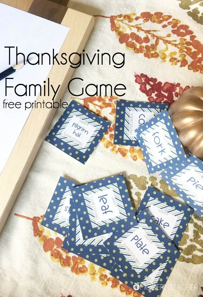 Thanksgiving Printable Games - The Crafting Chicks