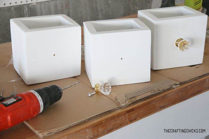 DIY Stocking Hanger Box - The Crafting Chicks