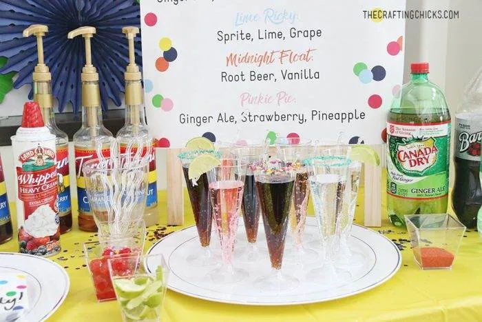 Mocktails for Kids' Plus Printable Menu - The Crafting Chicks