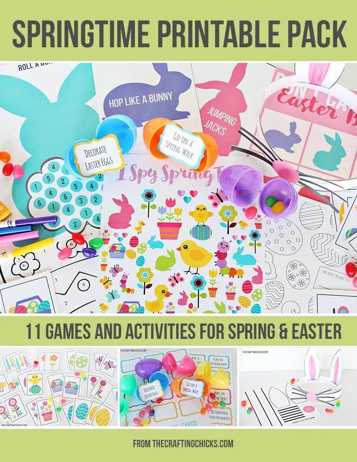 Free Printable Easter Masks - The Crafting Chicks