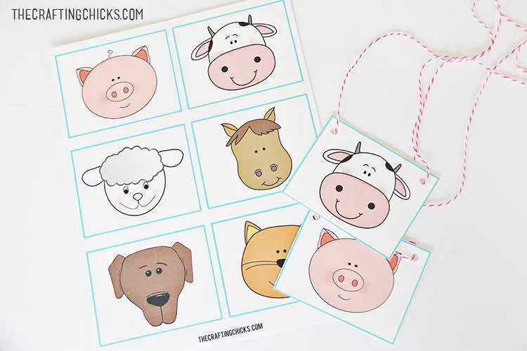 Farm Animal Family Game - The Crafting Chicks