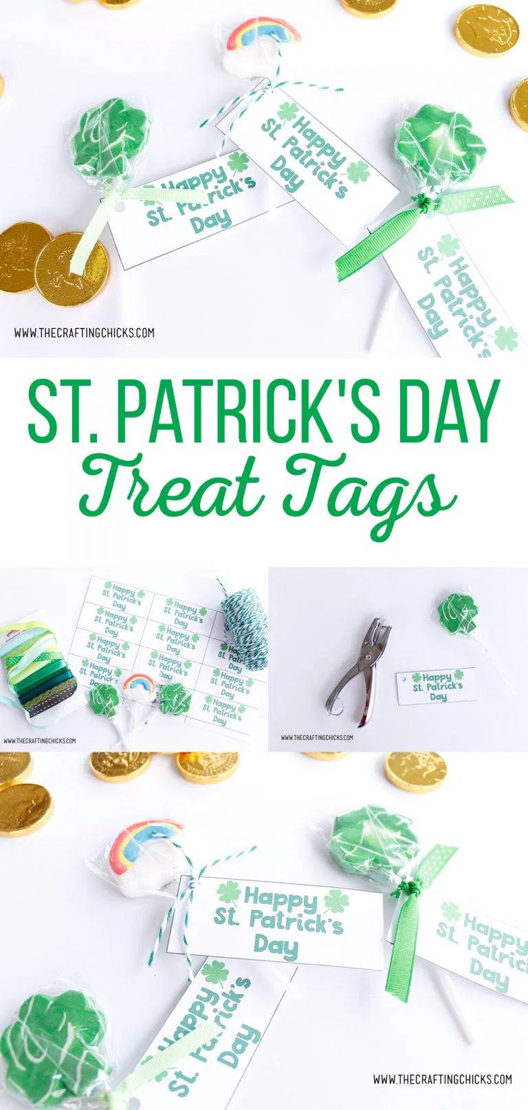 St. Patrick's Day Treat Tags - The Crafting Chicks