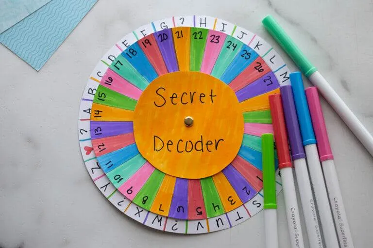 Spy Decoder Wheel - The Crafting Chicks