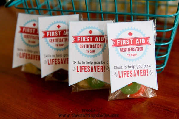 First Aid Certification Handouts {free printable for YW Camp}