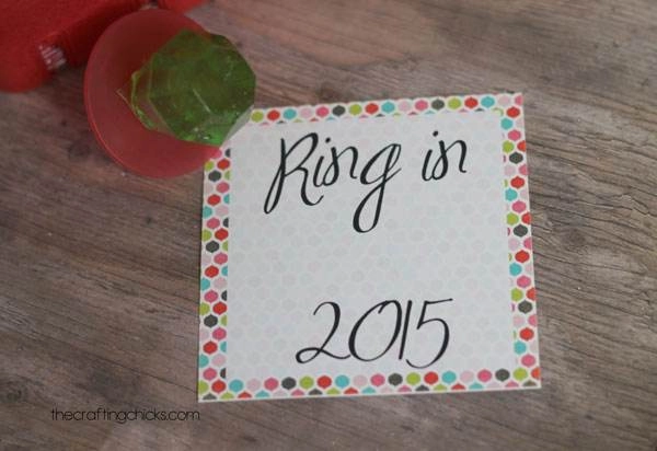 'Ring in 2015' Free Printable - The Crafting Chicks