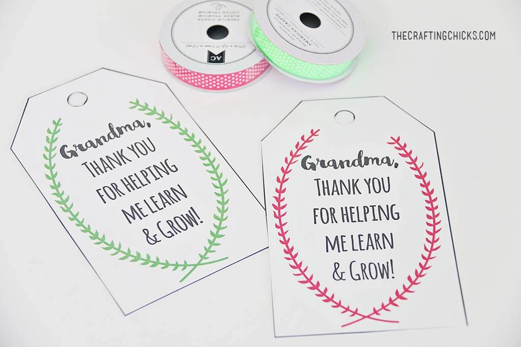 Mother's Day Plant Printable Gift Tags - The Crafting Chicks