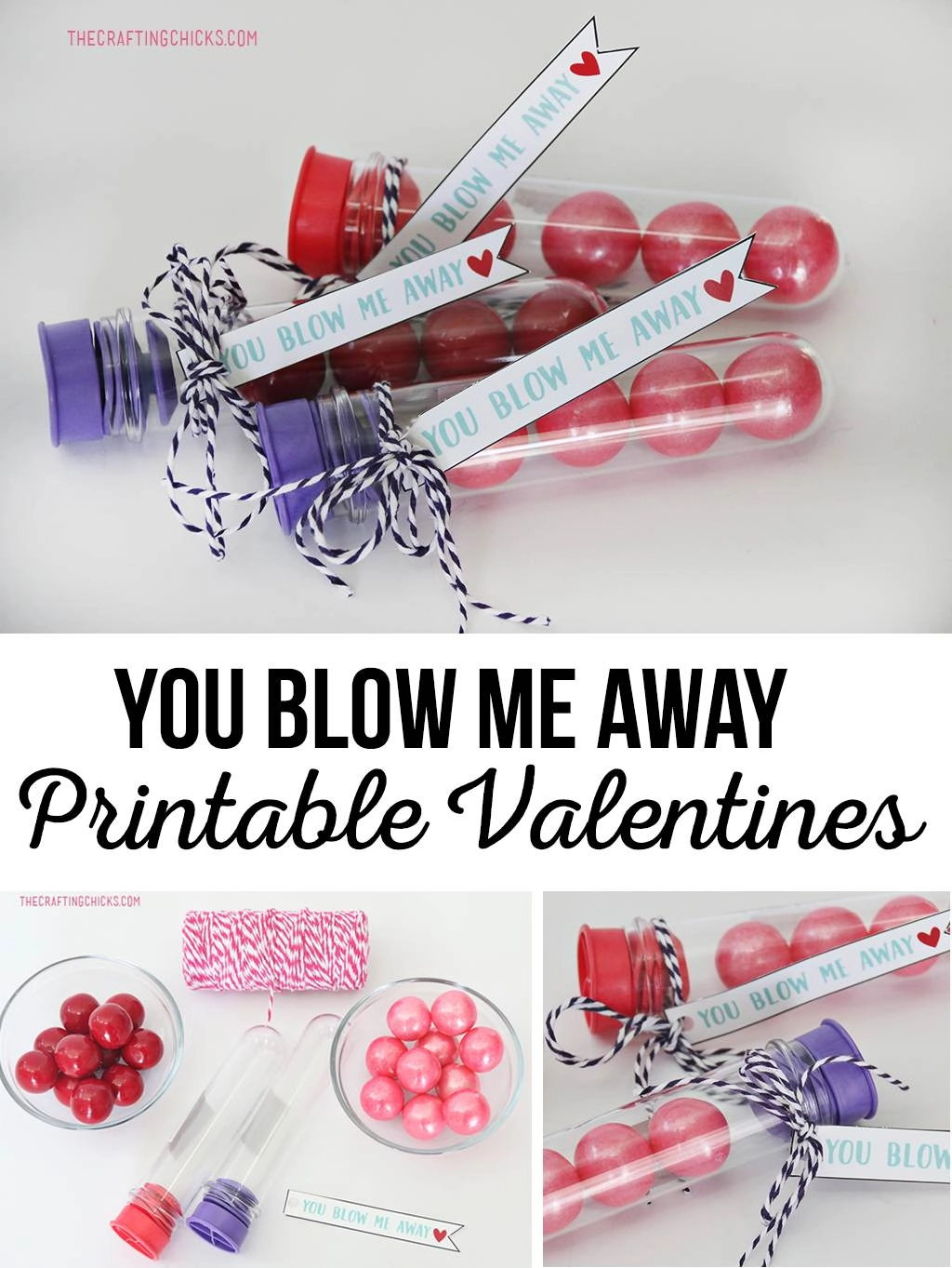 You Blow Me Away Printable Valentine - The Crafting Chicks