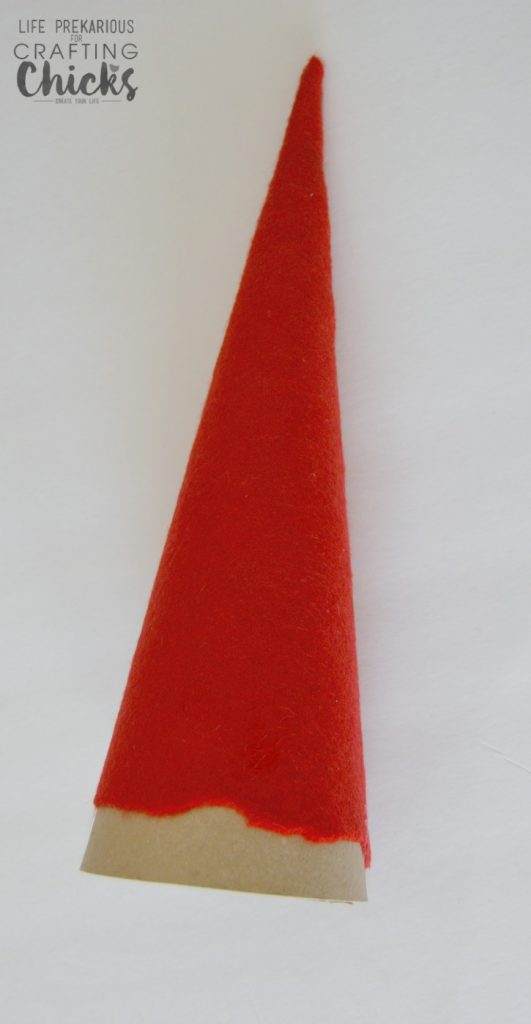 DIY Cardboard Santa Hats - The Crafting Chicks