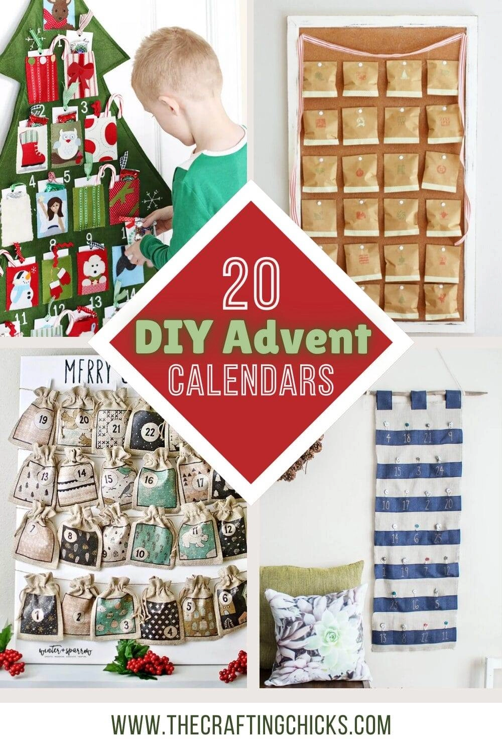20 DIY Advent Calendars - The Crafting Chicks