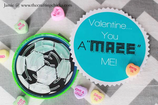 Valentine...You A"MAZE" Me! & Free Printable - The Crafting Chicks