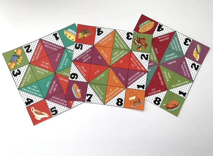 Thanksgiving Cootie Catchers - The Crafting Chicks