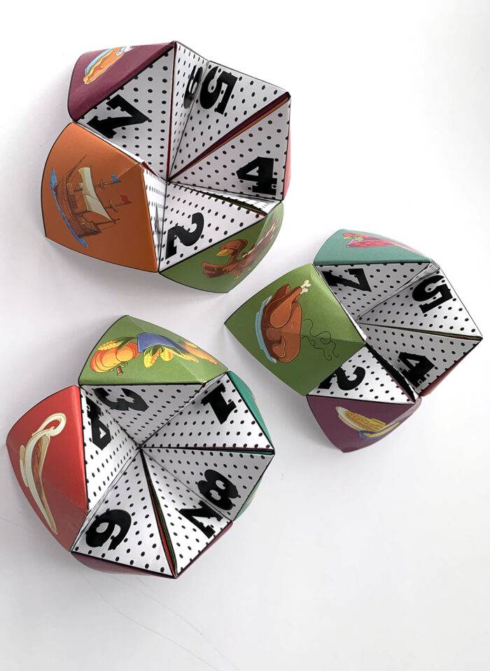 Thanksgiving Cootie Catchers - The Crafting Chicks