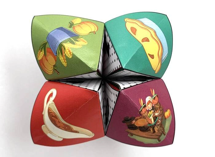 Thanksgiving Cootie Catchers - The Crafting Chicks