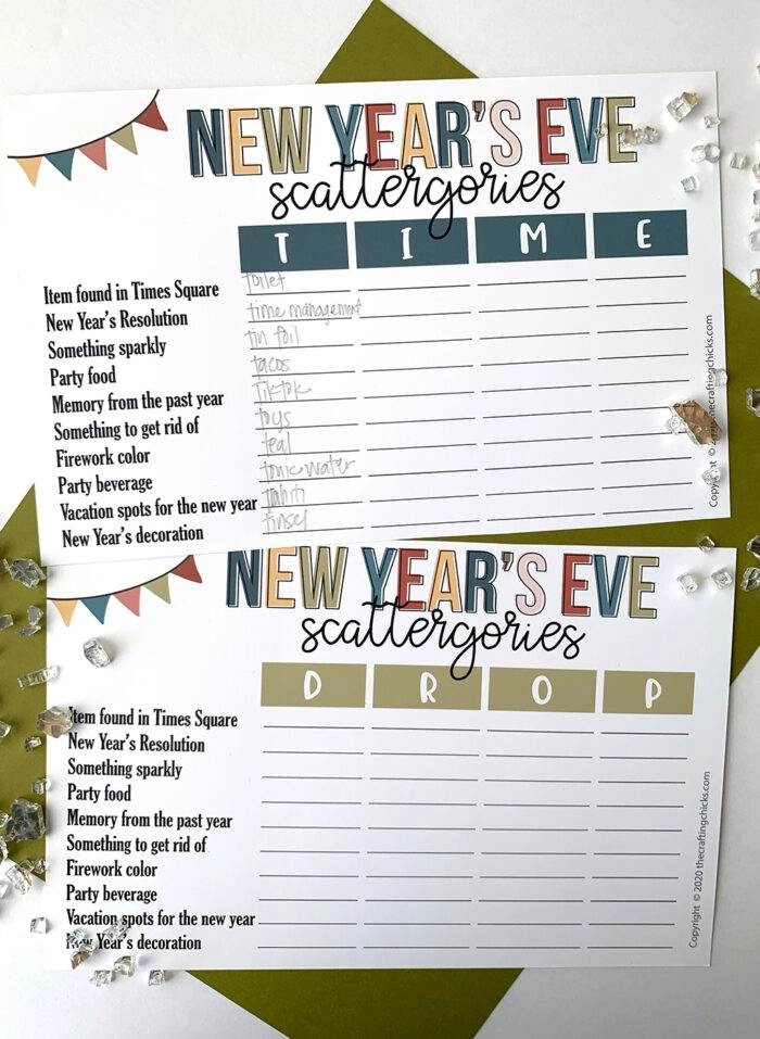 New Year's Eve I Spy Printable Game - The Crafting Chicks