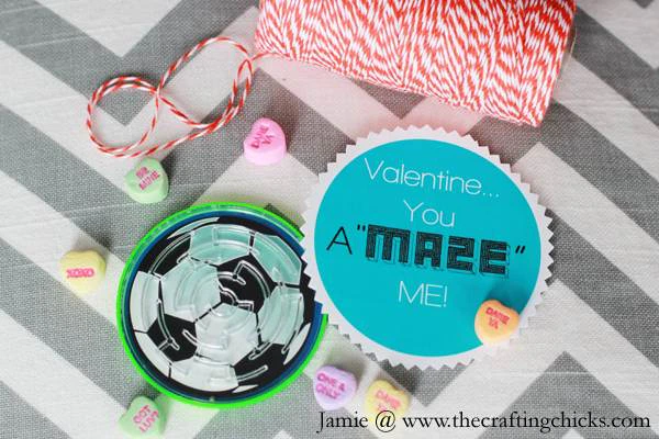 Valentine...You A"MAZE" Me! & Free Printable - The Crafting Chicks